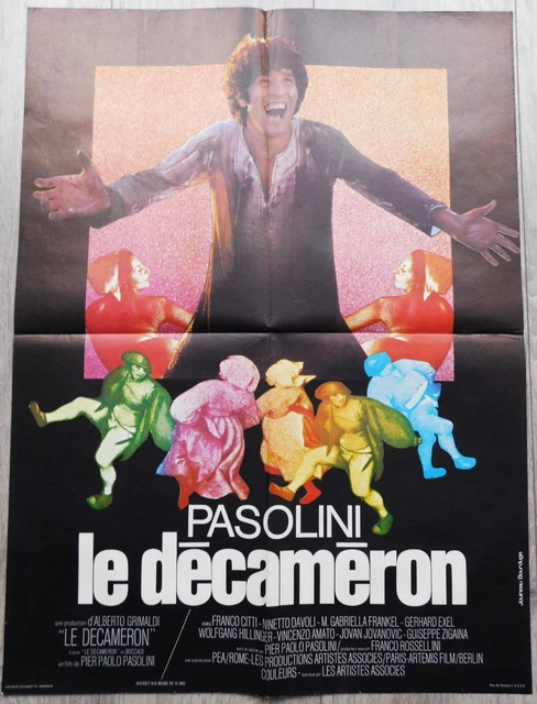 LE DECAMERON AFFICHE ORIGINALE Poster 60x80cm 23"32 1971 Pier Paolo Pasolini EUR 29,00 - PicClick FR