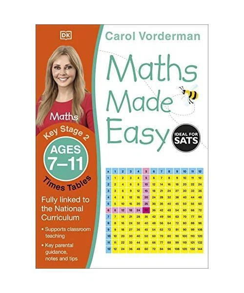 MATHS MADE EASY: Times Tables, Ages 7-11 (Key Stage 2): Supports the ...