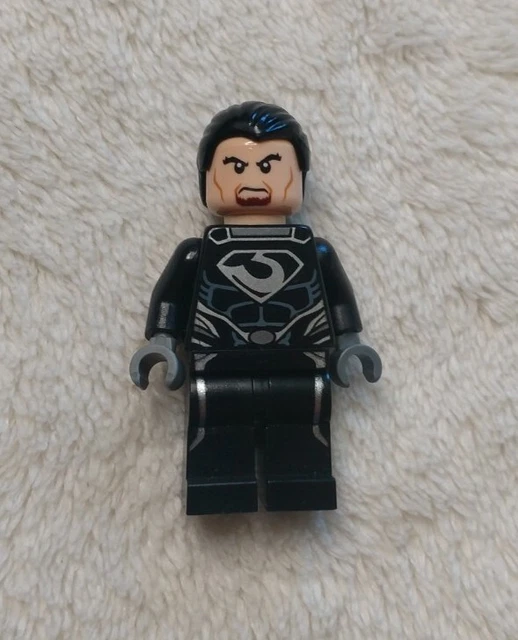 LEGO MINIFIGURE GENERAL ZOD Villain Superman Super Heroes Mini Figure ...