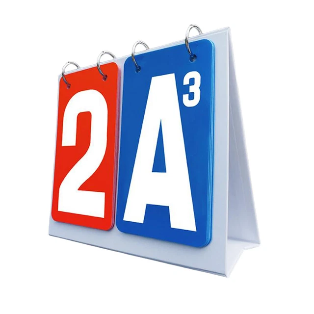 FLIP NUMBER SCORE Board Jeux d'équipe Score Flipper pour le football en ...