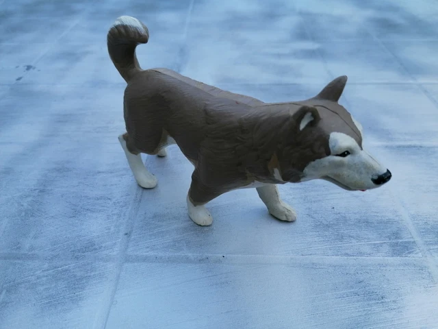 FIGURINE CHIEN DE TRAINEAU Action Man - Husky gris et blanc - Mattel ...