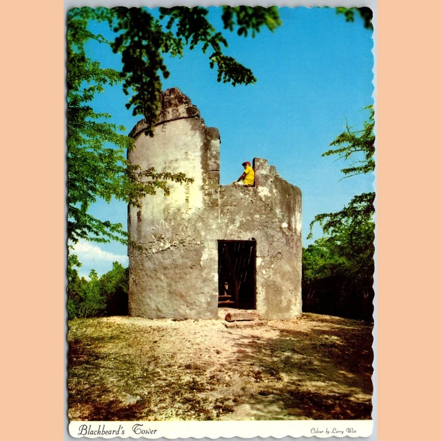POSTCARD BLACKBEARD'S TOWER Nassau Bahamas Famous Landmark $7.25 ...