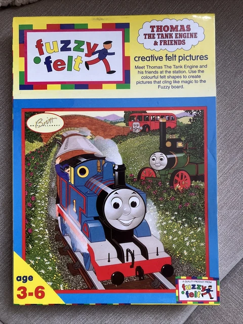 THOMAS THE TANK Engine Fuzzy Felt Pictures Britt 1995 - Sealed Rare £30 ...