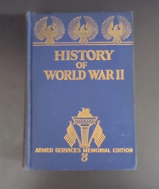 HISTORY OF WORLD War II, Armed Services Memorial Edition 1945 HC, Francis Mille £14.72 - PicClick UK
