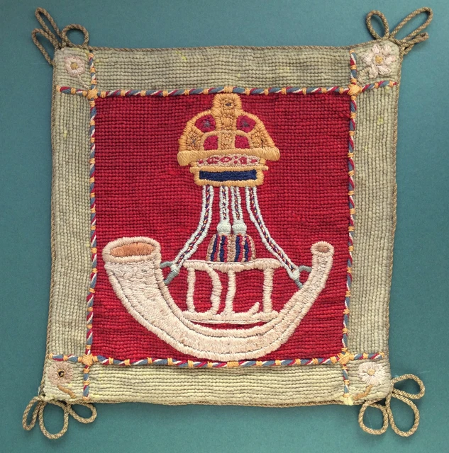 WW1 WW11 DURHAM Light Infantry Insignia British Army embroidery 1881 ...