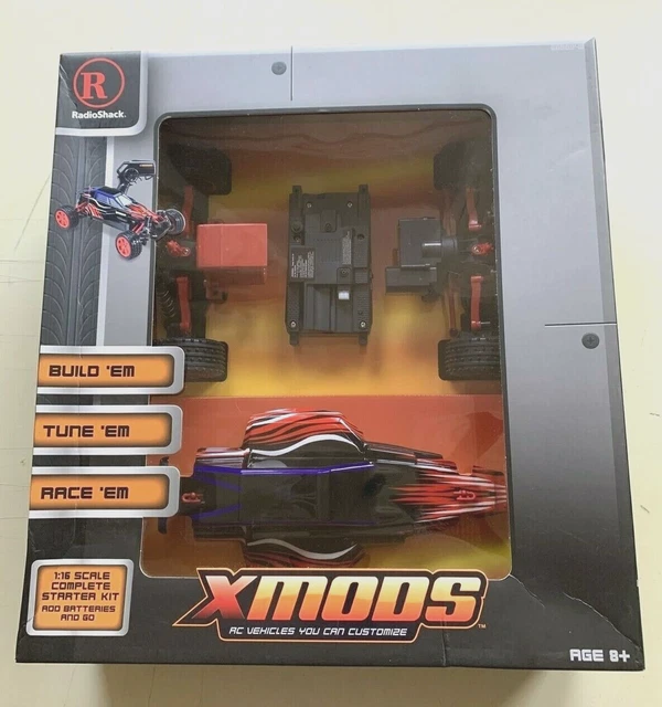 RADIO SHACK XMODS 1:16 Scale Rc Buggy Complete Starter Kit £113.81 ...
