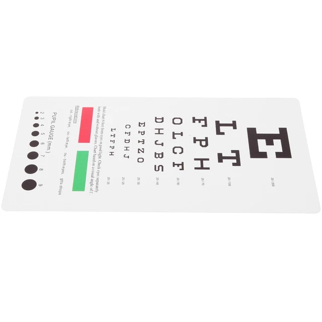 VISION TEST CHART for School Screening Device Optometry Equipment ...