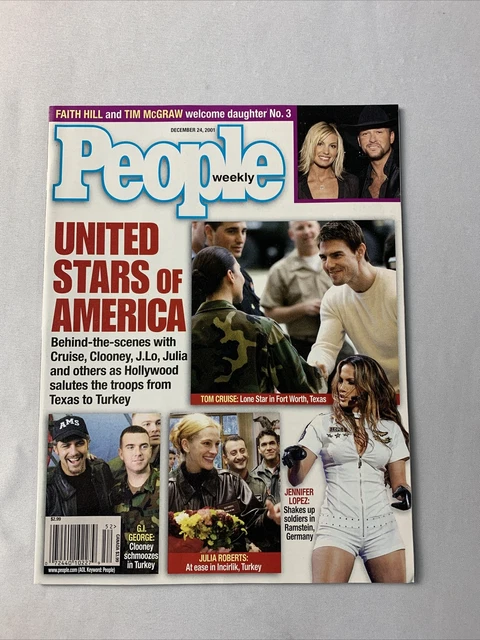PEOPLE MAGAZINE DECEMBER 2001 - Jennifer Lopez, Julia Roberts $13.50 ...