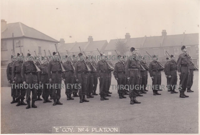 ORIGINAL WW2 PHOTOS 32nd Surrey Battalion Home Guard E Coy 4 Platoon ...