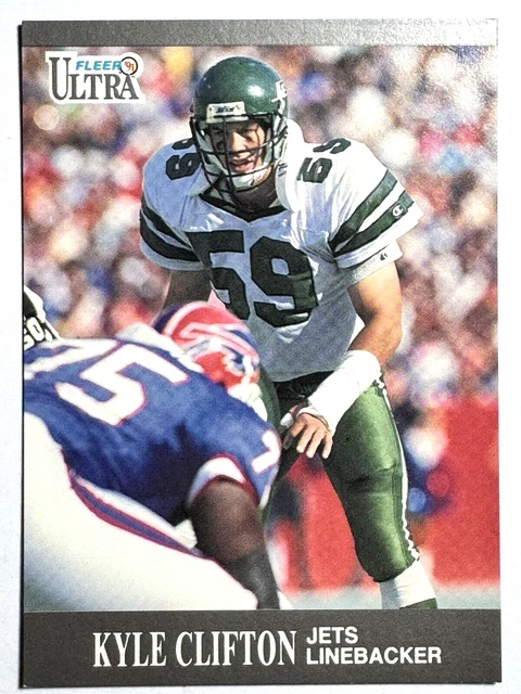 CARTE FOOTBALL KYLE Clifton New York Jets 1991 Fleer Ultra #101 EUR 0 ...
