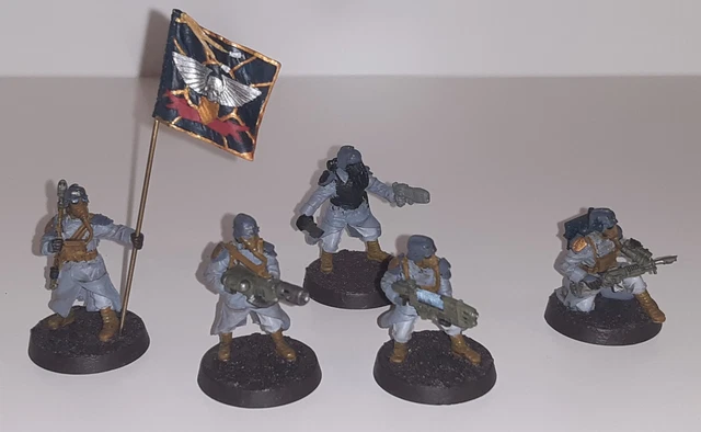 WARHAMMER 40K DEATH Korps of Krieg Command Squad Forgeworld Astra ...