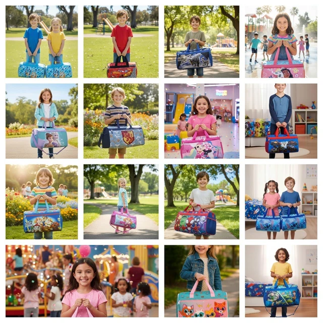 DISNEY MOANA KIDS Duffle Bag 16.5" – Travel & Sports bag with Zipper ...