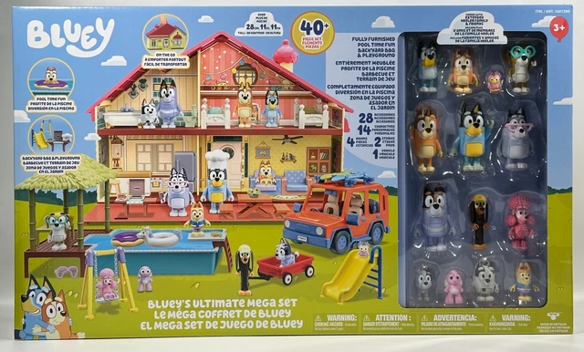 BLUEY'S ULTIMATE MEGA Set, 40 Pieces including Family/Friends Figures £ ...
