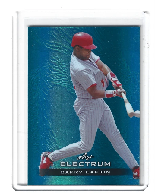 BASE ELECTRUM FEUILLE 2024 Bleu Parallèle Barry Larkin 9/25 EUR 1,79 ...
