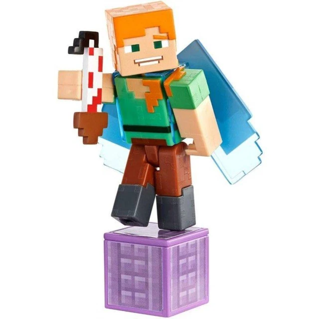 MINECRAFT ALEX WITH Elytra Comic Maker Action Figure New Kids Toy ...