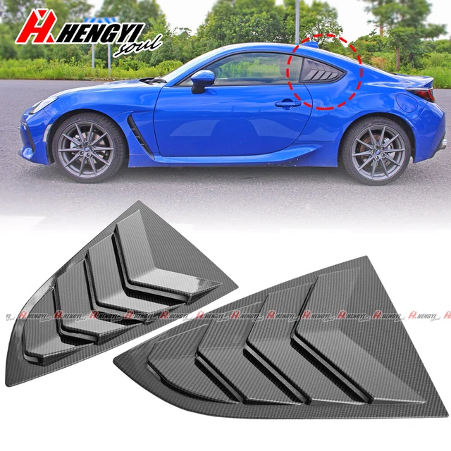 FOR SUBARU BRZ Toyota GR86 2022+ Rear Louver Quarter Window Panel ...