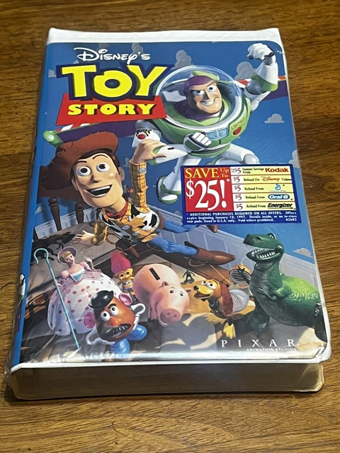 TOY STORY WALT Disney Pixar Factory Sealed Animated/Family VHS 1996 ...