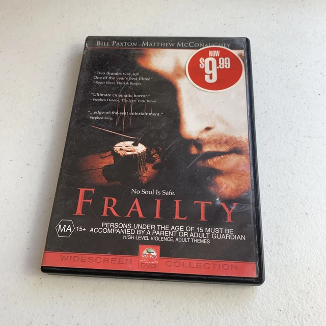 FRAILTY DVD MOVIE region 4 pal vgc free post in aus $12.50 - PicClick AU