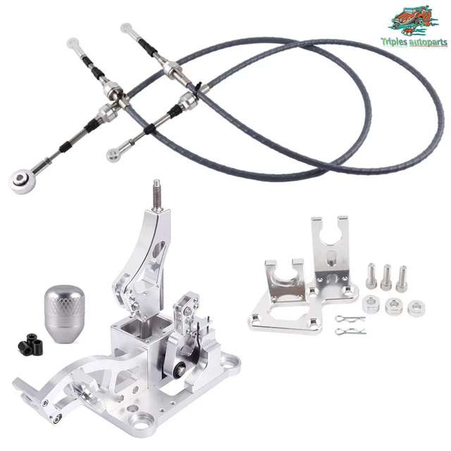 SHIFT CABLE LINKAGE Trans Bracket Shifter Box For Honda K-Series K20 ...