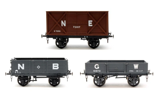 PECO/PARKSIDE MODELS 'O' Gauge Rake Of 3 Assorted Built Wagon Kits EUR ...