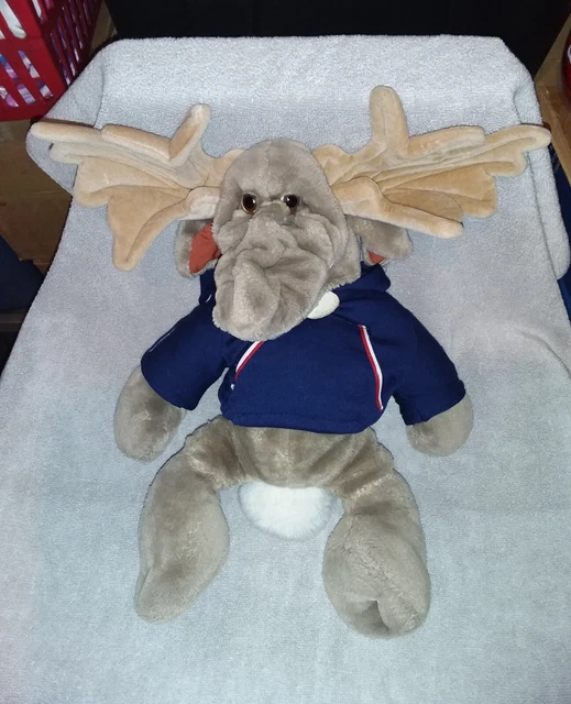 VINTAGE GANZBROS HERITAGE Collection Wrinkles Moogy Moose Plush Puppet ...