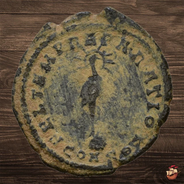 BYZANTINE FOLLIS COIN - Constantius II (351-354 AD) Phoenix FEL TEMP ...