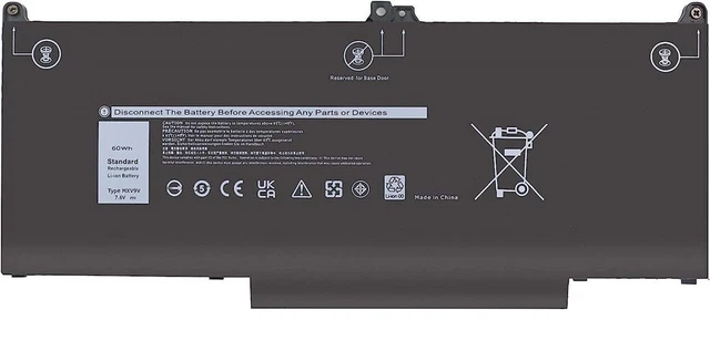 60WH 7.6V BATTERY for Dell Latitude 7400 E7400 7400-8N6DH 14 7400 829MX ...