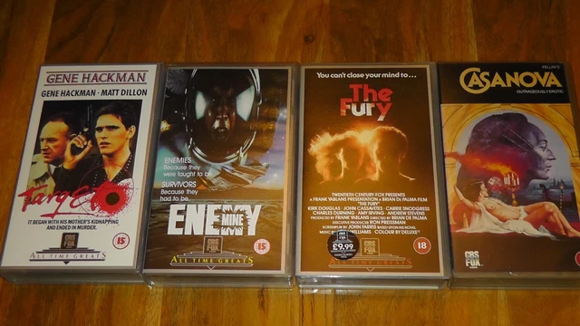 X4 VHS VIDEO PAL VCR Joblot Collection Bundle CBS/FOX All Time Greats £ ...