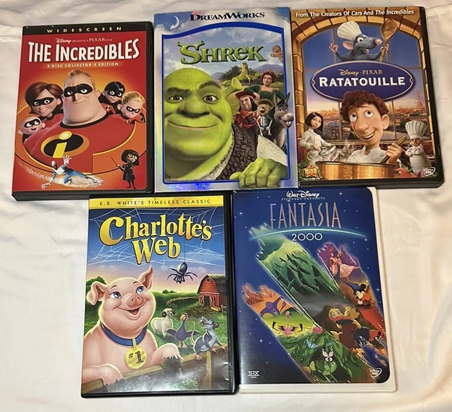 BLU RAY/ DVD Movie Animated Cartoon Kids Lot Of 13 Disney Pixar Warner ...