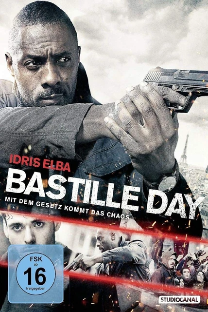 BASTILLE DAY (DVD) Elba Idris Madden Richard Bon Charlotte Le Reilly ...