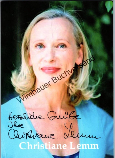 ORIGINAL AUTOGRAMM CHRISTIANE Lemm /// Autograph signiert signed signee ...