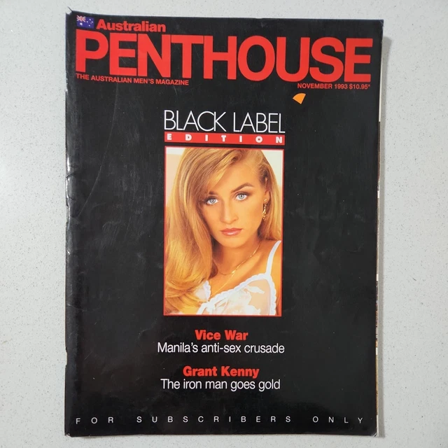 AUSTRALIAN PENTHOUSE BLACK LABEL EDITION - Men's Magazine Vol.14 No.11 ...