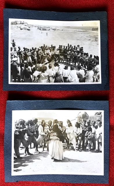 DUE FOTO DI ASCARI e UNA DANZATRICE, AOI COLONIALE AFRICA ITALIANA ...