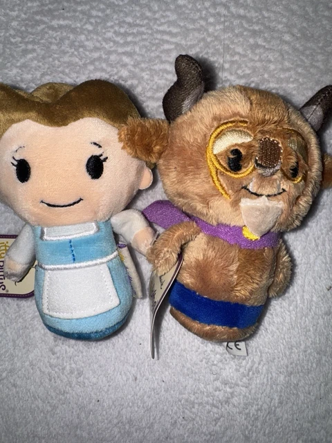 HALLMARK ITTY BITTYS Beauty And The Beast Belle & Beast Mini Plush ...