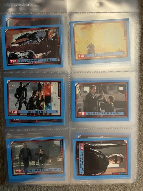 TERMINATOR 2 T2 Movie TOPPS Trade Cards Stickers 1991 EUR 17,57 ...