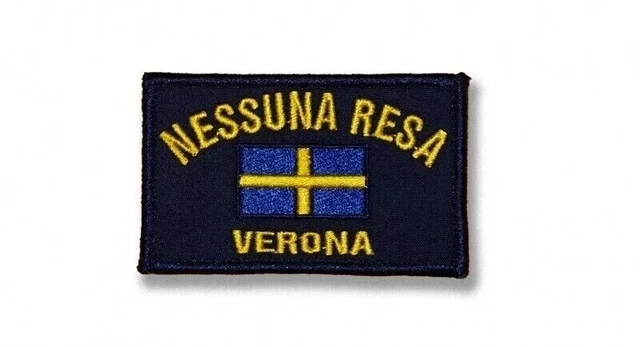 HELLAS VERONA TOPPA Patch Ultras Nessuna Resa 8Cm X 5 Cm EUR 7,00 ...
