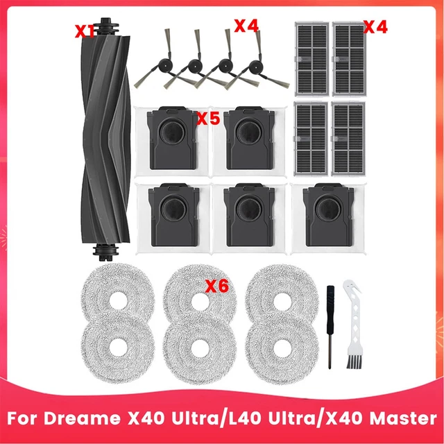 FOR X40 Ultra/L40 Ultra/X40 Master Robot Vacuum Cleaner Main Side ...