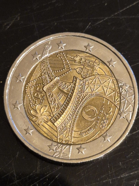 PIÈCE 2 EUROS jo 2024 JEUX OLYMPIQUES DE PARIS 2024 EUR 110,00 - PicClick FR