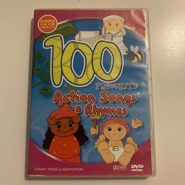 100 FAVOURITES ACTION Songs & Rhymes (DVD, 2007) All Regions £8.23 ...