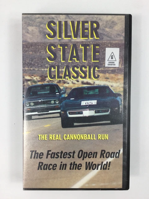 SILVER STATE CLASSIC The Real Connonball Run VHS Tape 1991 Muscle Car ...