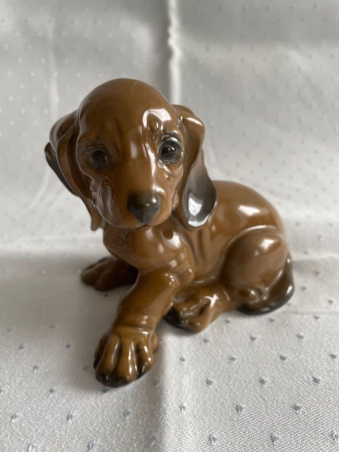 ROSENTHAL FIGUR DACKEL Welpe Küspert Porzellanfigur Dackel EUR 109,00 ...