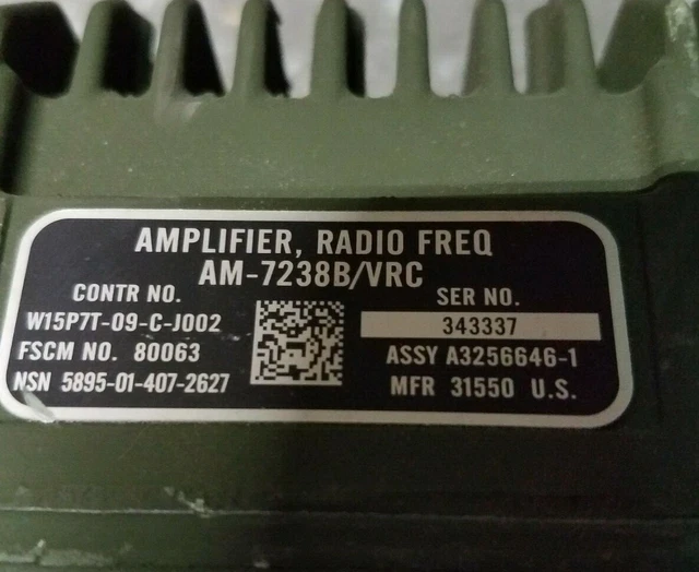 MILITARY MRAP HUMVEE Hmmwv M998 Radio Frequency Amplifier Sincgars ...