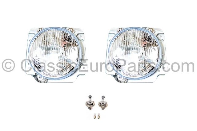 VW GOLF MK 2 Euro Headlights Jetta Rabbit H4 Conversion MK2 original ...