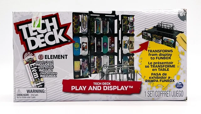 TECH DECK PLAY And Display Transforming Ramp and Carrying Case W ...