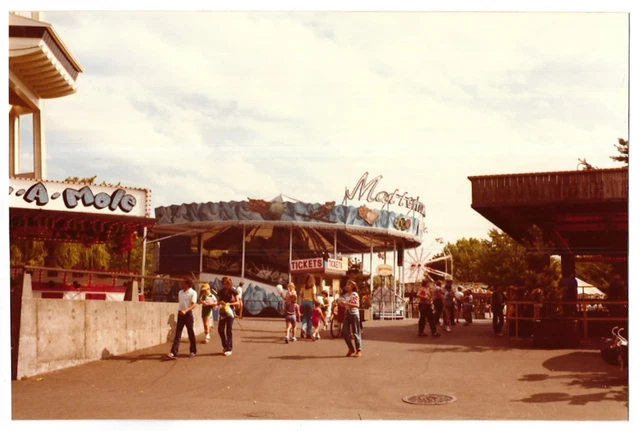 VINTAGE 70S 80S PHOTO Seattle Center Fun Forest Amusement Park ...