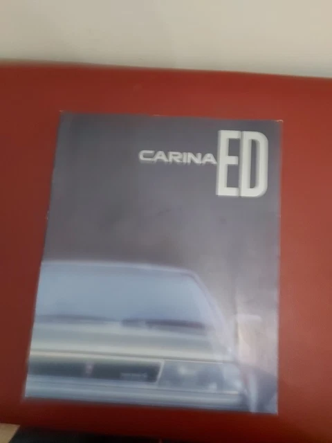 JDM 80S BROCHURE Toyota Corina ED £10.00 - PicClick UK
