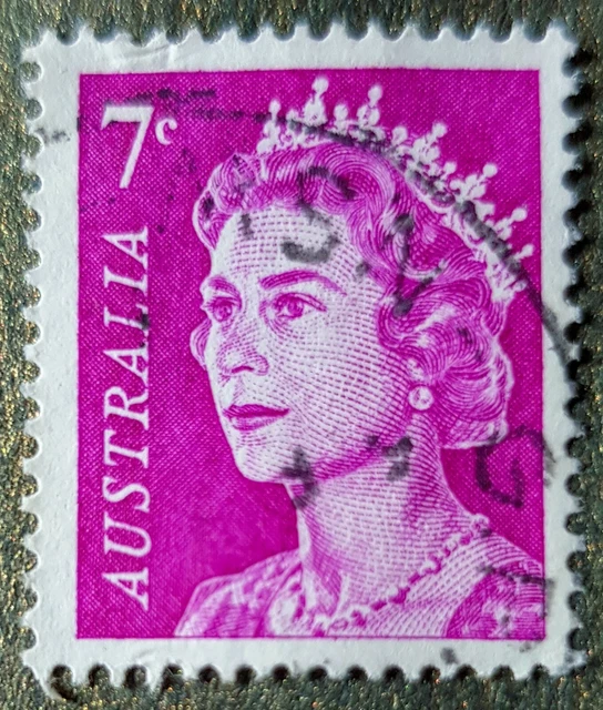 VINTAGE AUSTRALIAN STAMP 7c, Queen Elizabeth II Decimal $9.95 - PicClick AU