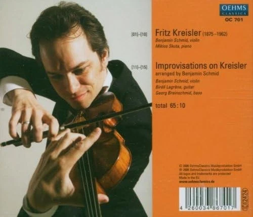 BENJAMIN SCHMID FROM Fritz to Django (Schmid, Lagrene, Breinschmid) (CD ...