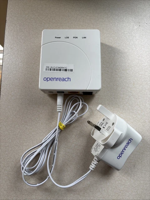 NOKIA-ONT G-010G-Q OPENREACH Optical Fibre GPON Terminal with power supply £11.12 - PicClick UK