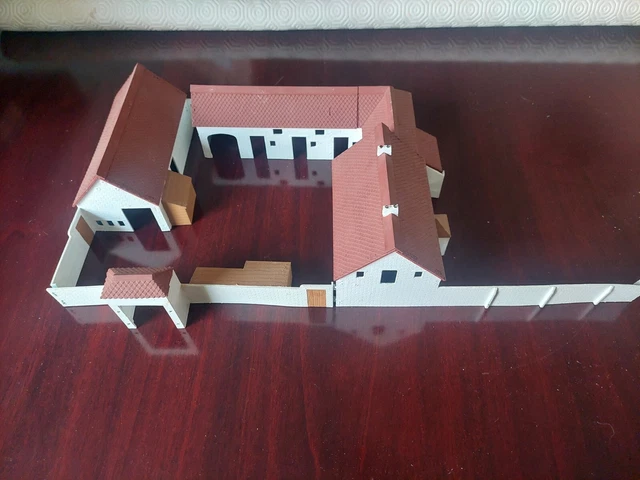 AIRFIX BATTLE OF Waterloo Farm House. Prebuilt and painted, no box £14. ...